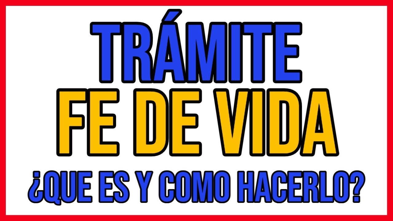 Obtención de fe de vida en España - Mundo ejecutivo